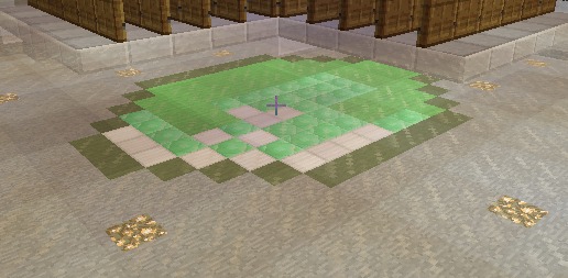Emerald Pixel Art Made In Survival - DIY