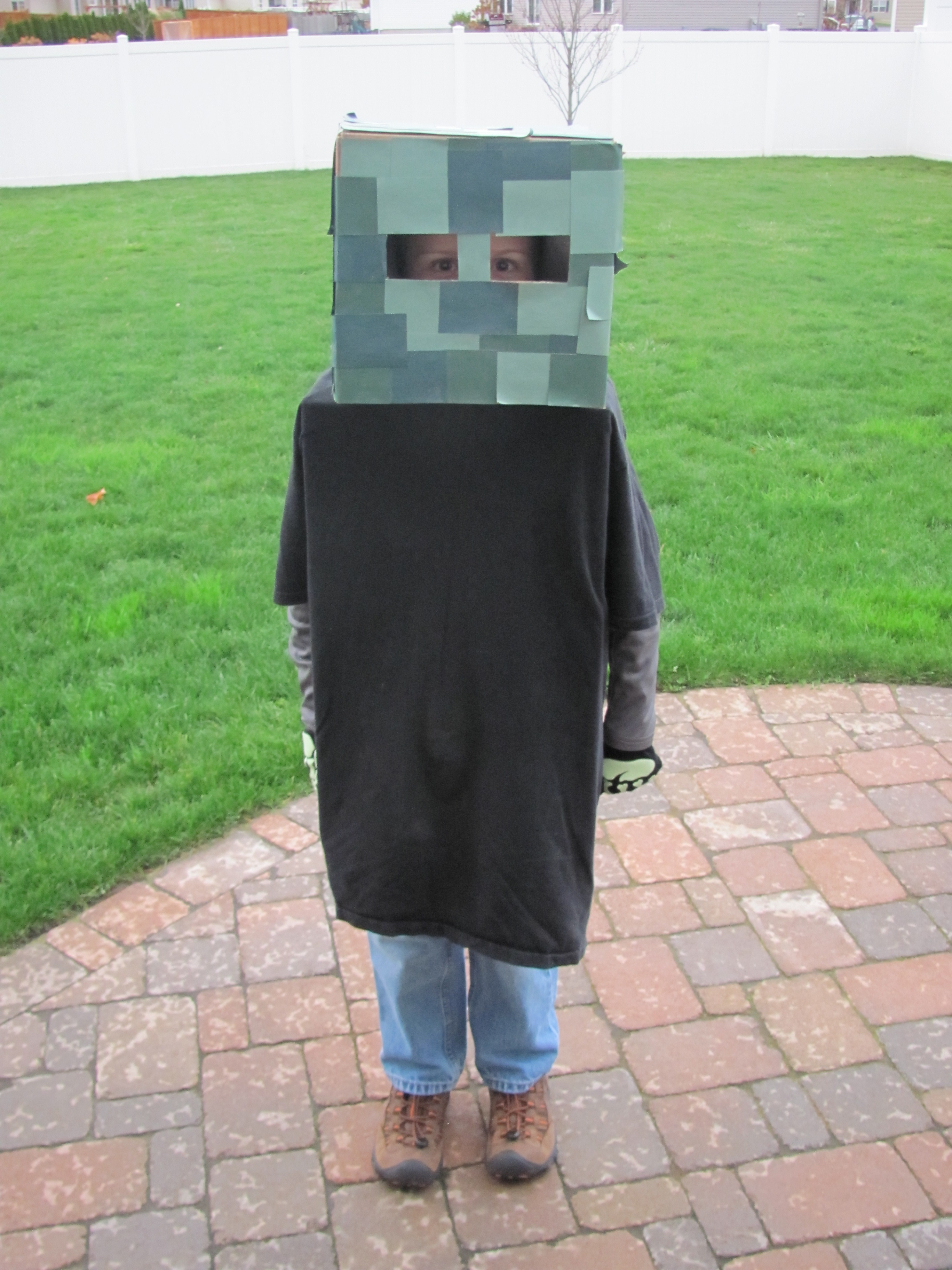 Minecraft Zombie Costume DIY Minecraft Zombie Costume DIY