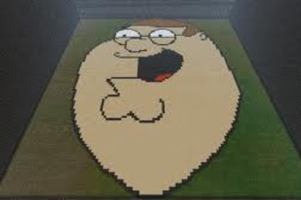 Minecraft Peter Griffin Pixel Art - DIY