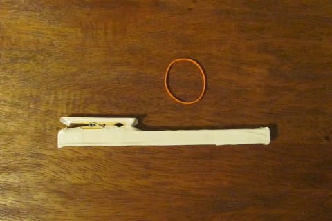 rubber band launcher - DIY
